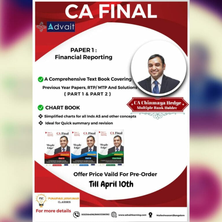 CA Final Chart Book by CA Vishal Bhattad