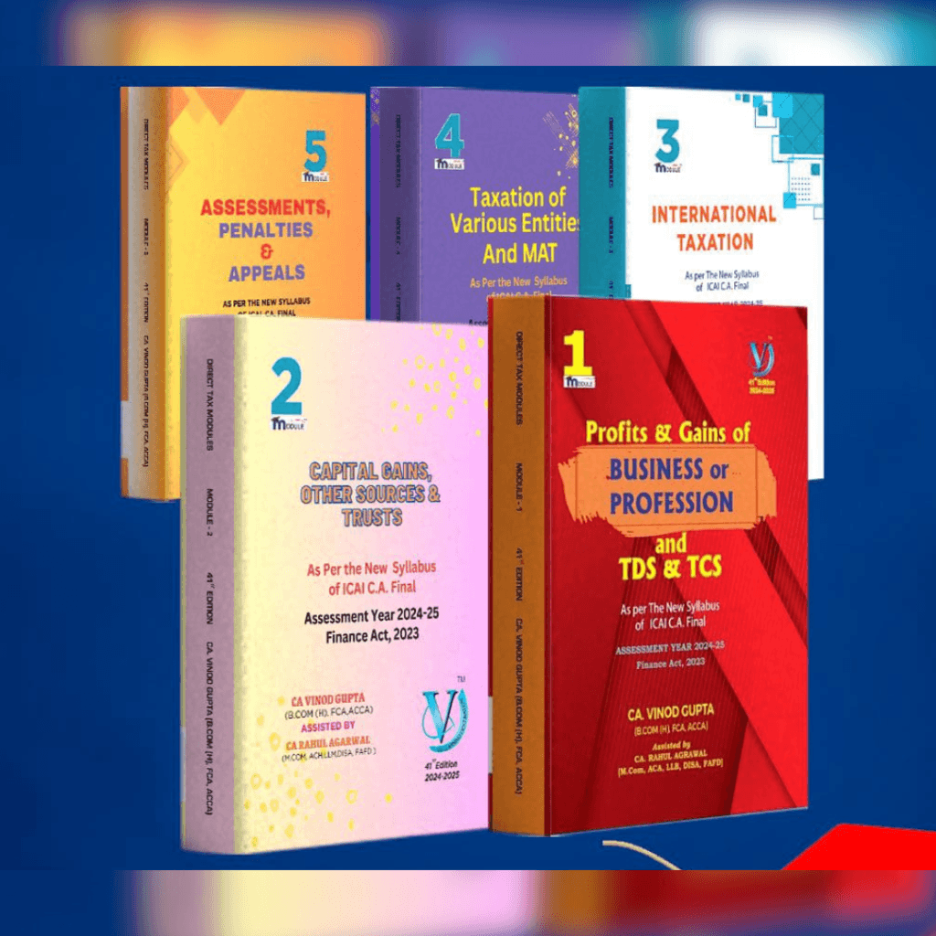 CA Vinod Gupta CA Final DT All Books Set