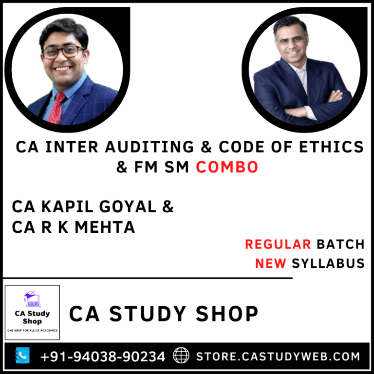 CA Neeraj Arora Inter Auditing Full Course