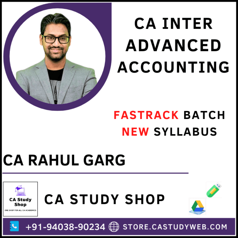 CA Inter Advanced Accounts Fastrack Batch | CA Study Shop CA Inter Advanced Accounts Fastrack Batch | CA Study Shop