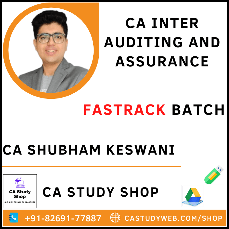 CA Shubham Keswani Inter Audit Fastrack CA Shubham Keswani Inter Audit Fastrack