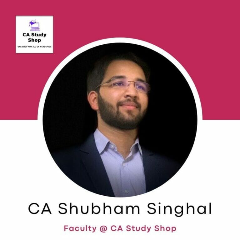 CA Final Law best Faculty in 2025 CA Study Shop