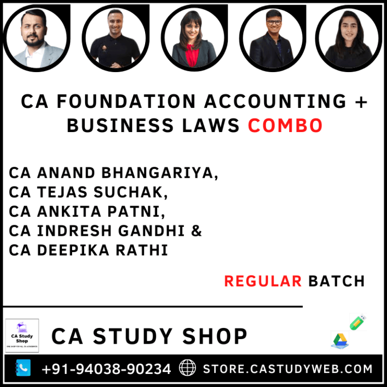 CA Foundation Classes | CA Study Shop