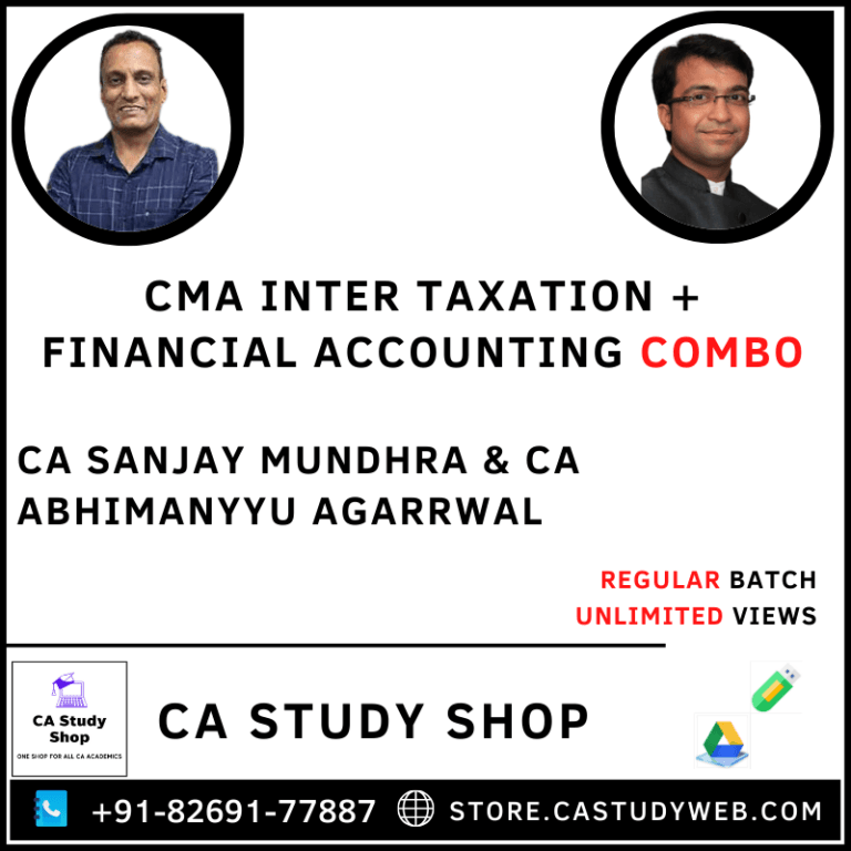 CMA Inter Financial Accounting Archives | CA Study Shop