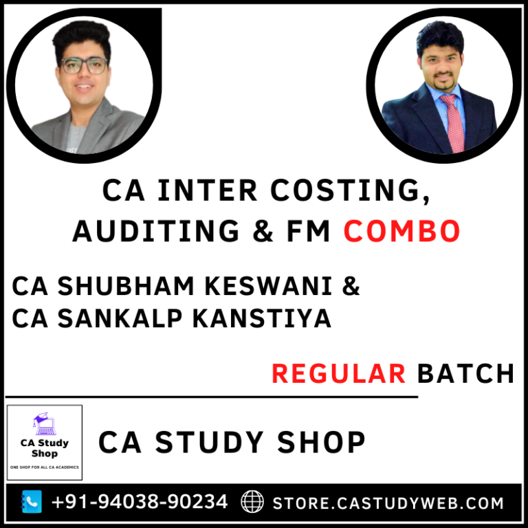 CA Inter Costing Audit FM SM Combo Archives | CA Study Shop